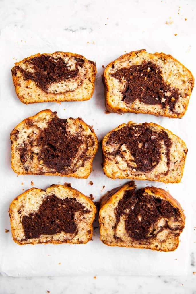 Chocolate Marble Banana Bread Recipe - Savory Nothings