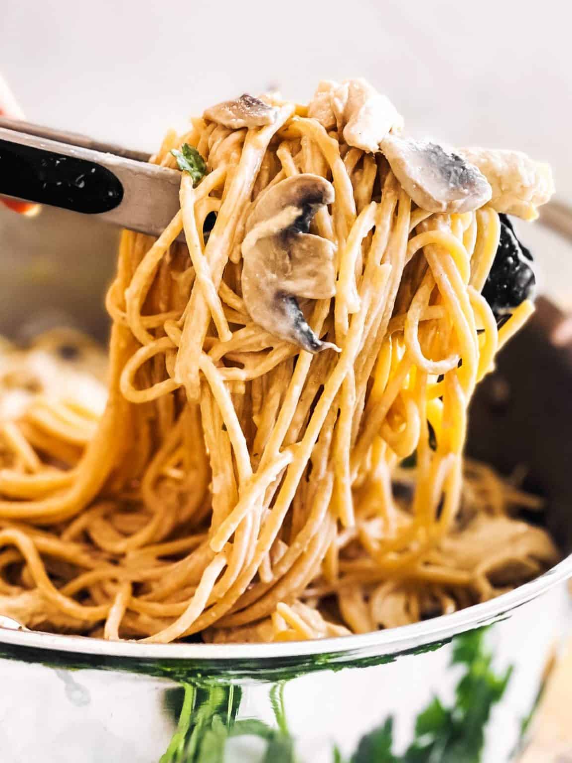 Turkey Tetrazzini on the Stovetop - Easy One Pot Pasta Recipe
