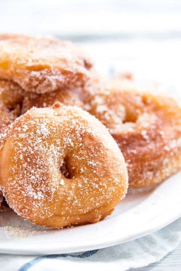 Apple Fritter Recipe with Cinnamon Sugar - Easy Fall Dessert
