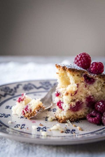 Yogurt Raspberry Cake - Simple Cake Recipe | Savory Nothings
