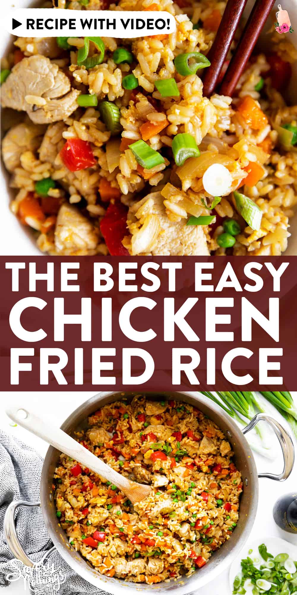 Easy Chicken Fried Rice Recipe | Savory Nothings