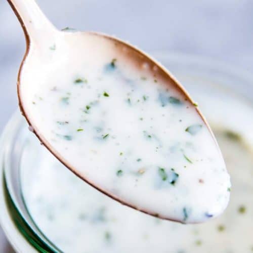 Homemade Ranch Salad Dressing | Savory Nothings