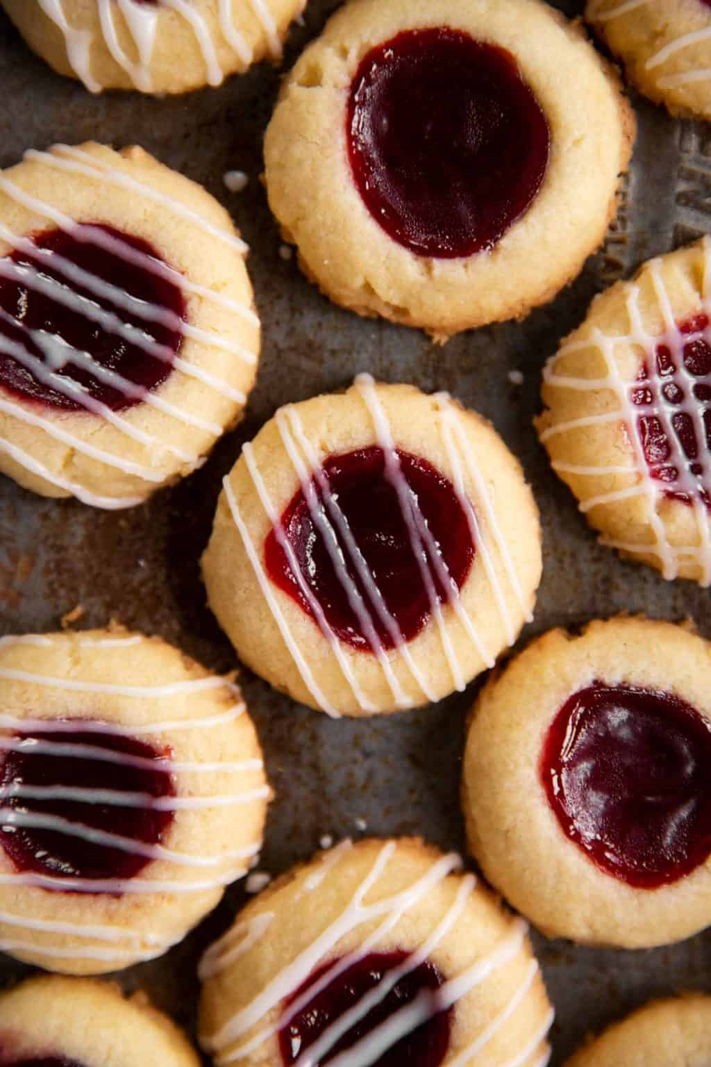 Shortbread Thumbprint Cookies Recipe - Savory Nothings
