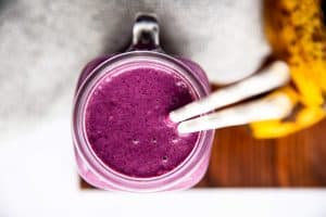 Blueberry Banana Smoothie [Recipe with Video Instructions]