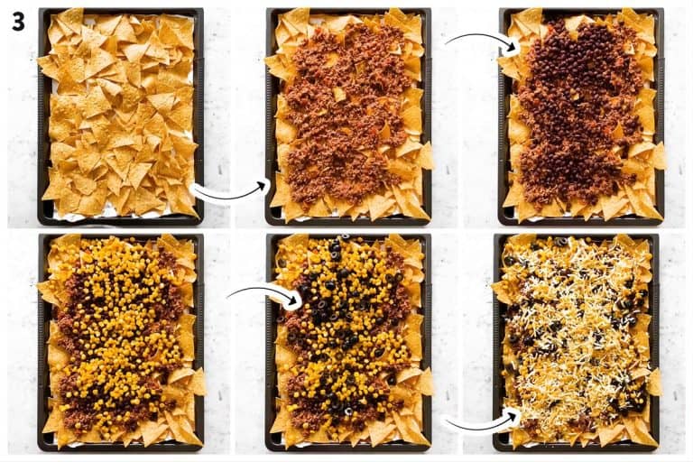 Loaded Sheet Pan Nachos Recipe - Savory Nothings