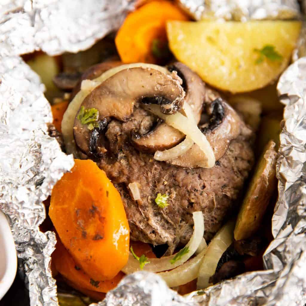 Hobo Dinner Foil Packets - Savory Nothings