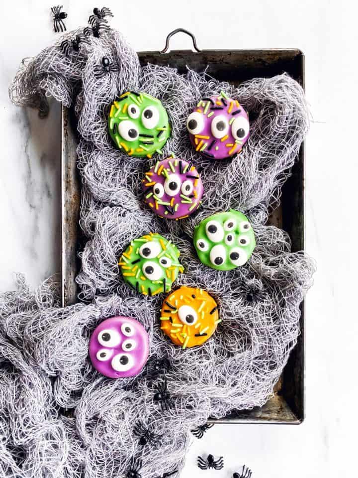Monster Oreos for Halloween - Savory Nothings