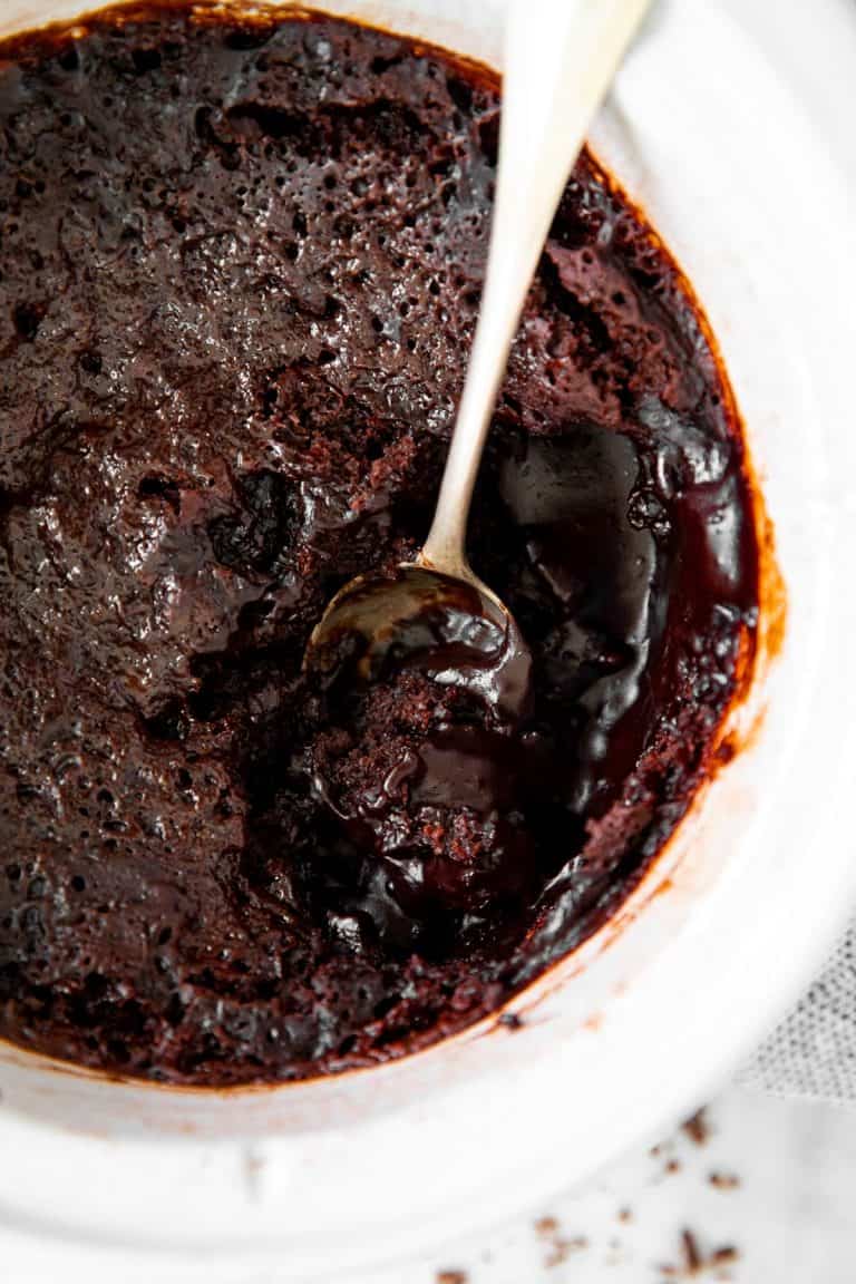 Slow Cooker Chocolate Pudding Cake Recipe - Savory Nothings