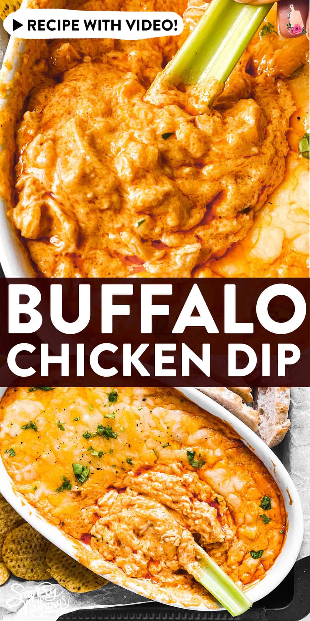 Easy Buffalo Chicken Dip Recipe Savory Nothings easy-buffalo-chicken-dip-recipe-savory-nothings