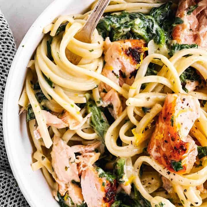 Creamy Salmon Pasta Recipe | Savory Nothings