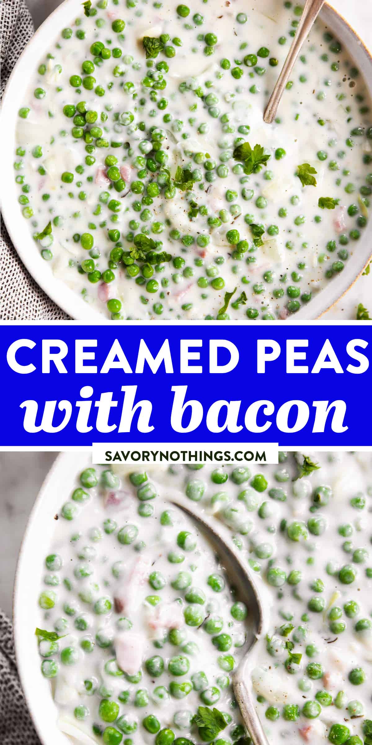 Creamed Peas Recipe | Savory Nothings