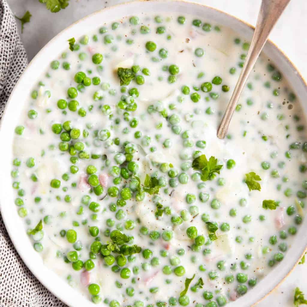 Creamed Peas Recipe - Savory Nothings