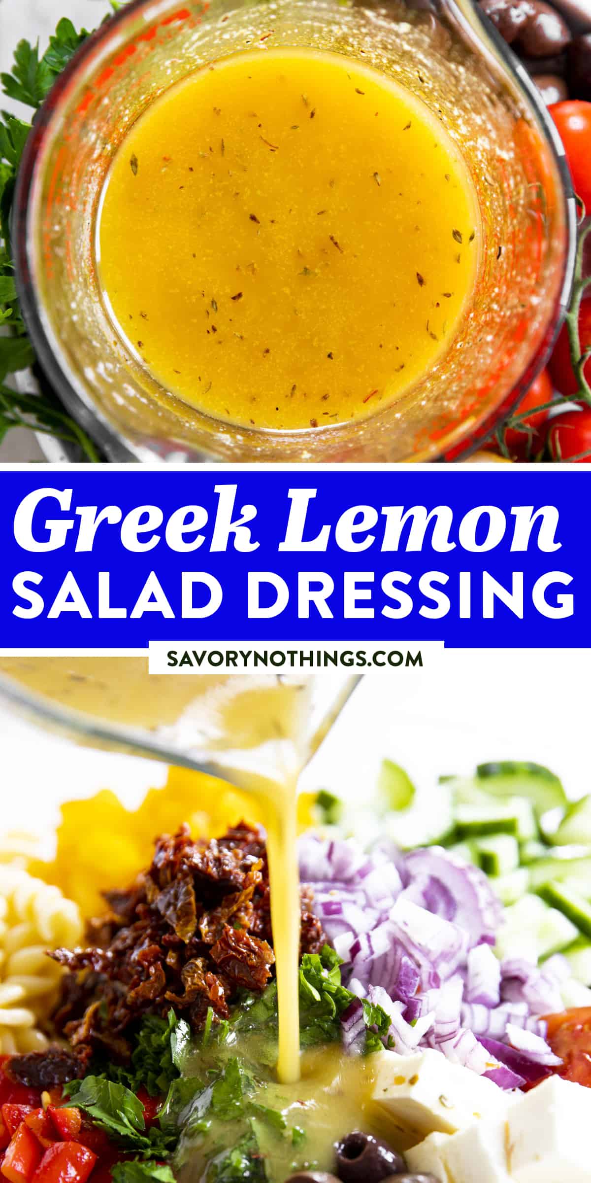 Greek Salad Dressing Recipe | Savory Nothings