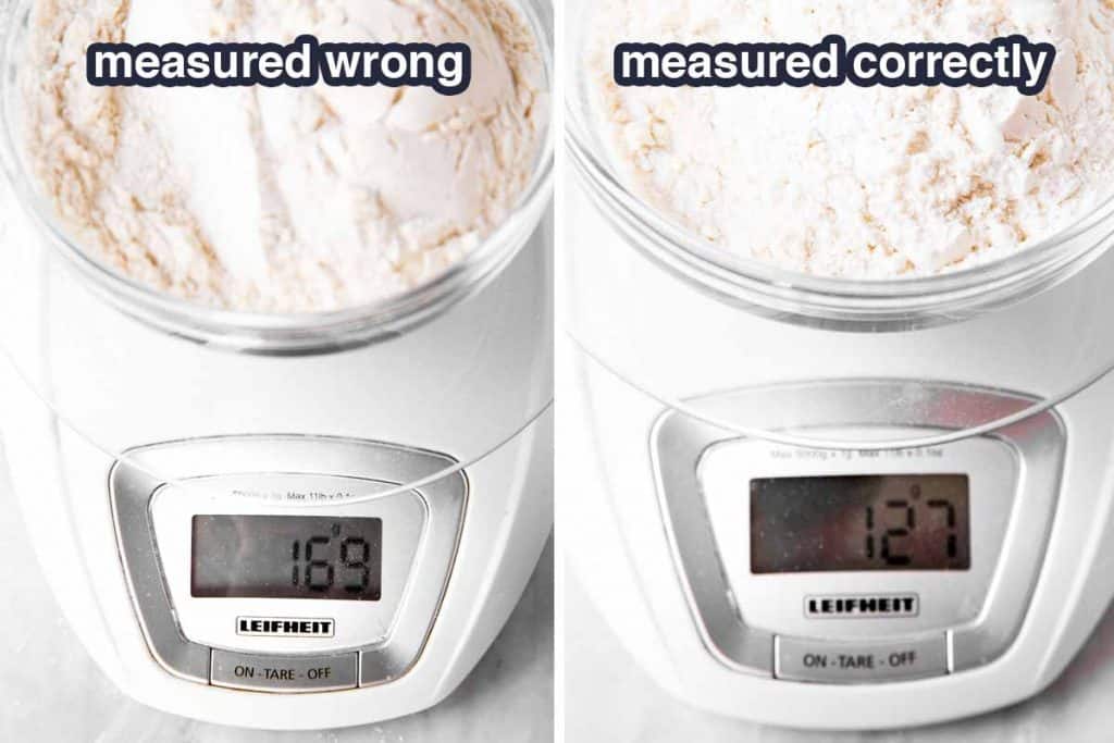 How to Measure Flour - Savory Nothings