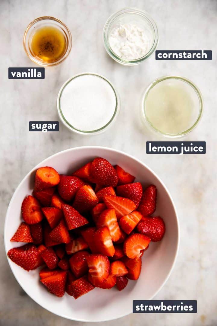 Homemade Strawberry Sauce (Strawberry Topping) Recipe - Savory Nothings
