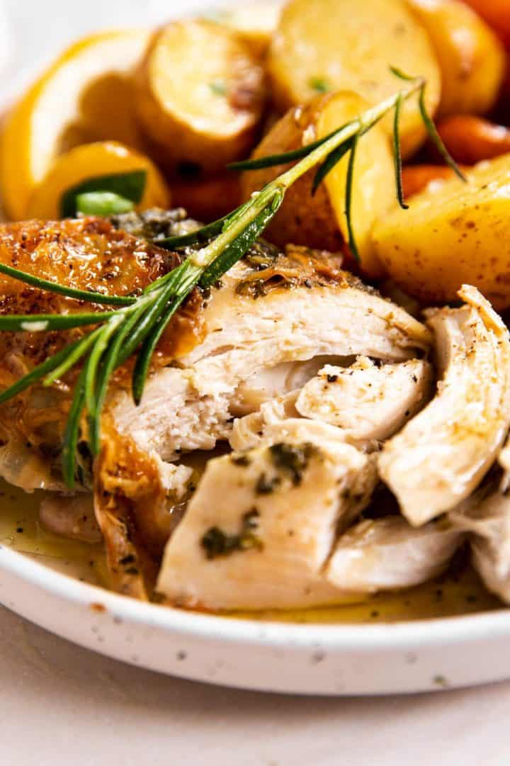 Whole Roasted Chicken Recipe - Savory Nothings
