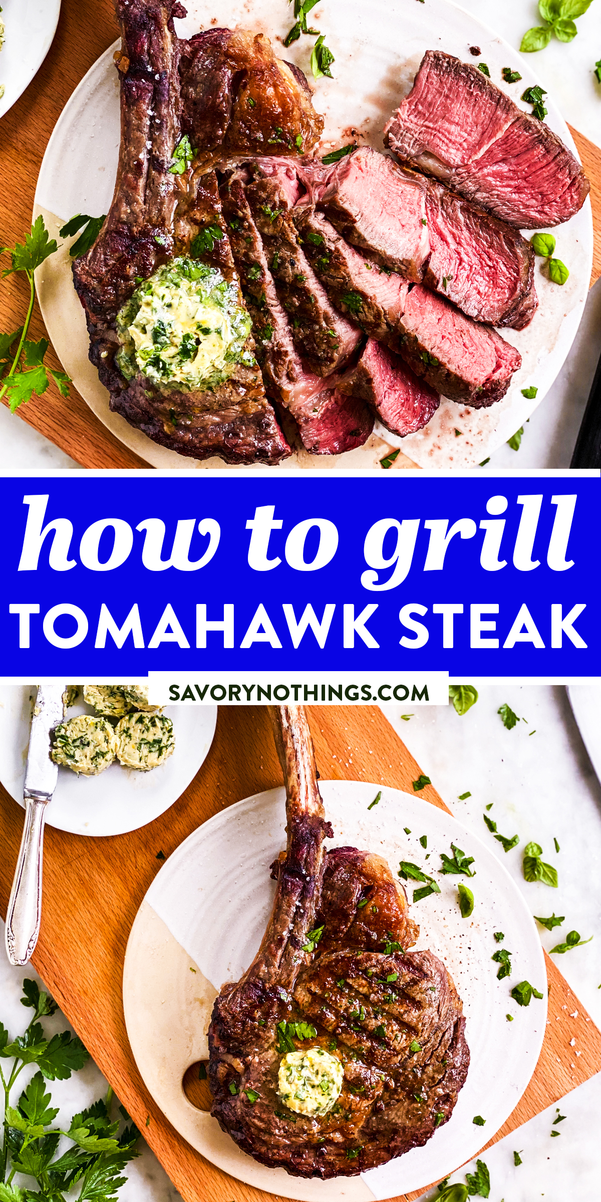 Grilled Tomahawk Steak Recipe | Savory Nothings