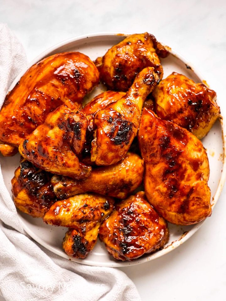 The Best BBQ Chicken Recipe - Savory Nothings