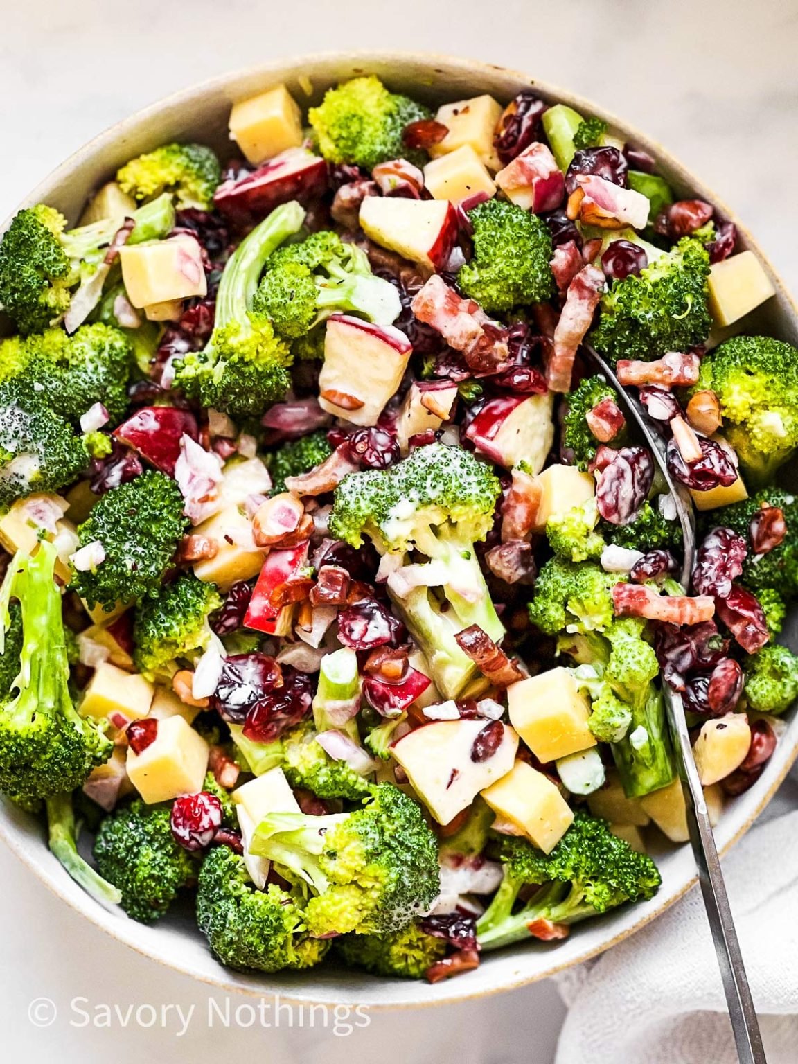 Loaded Broccoli Salad Recipe - Savory Nothings Loaded Broccoli Salad Recipe - Savory Nothings