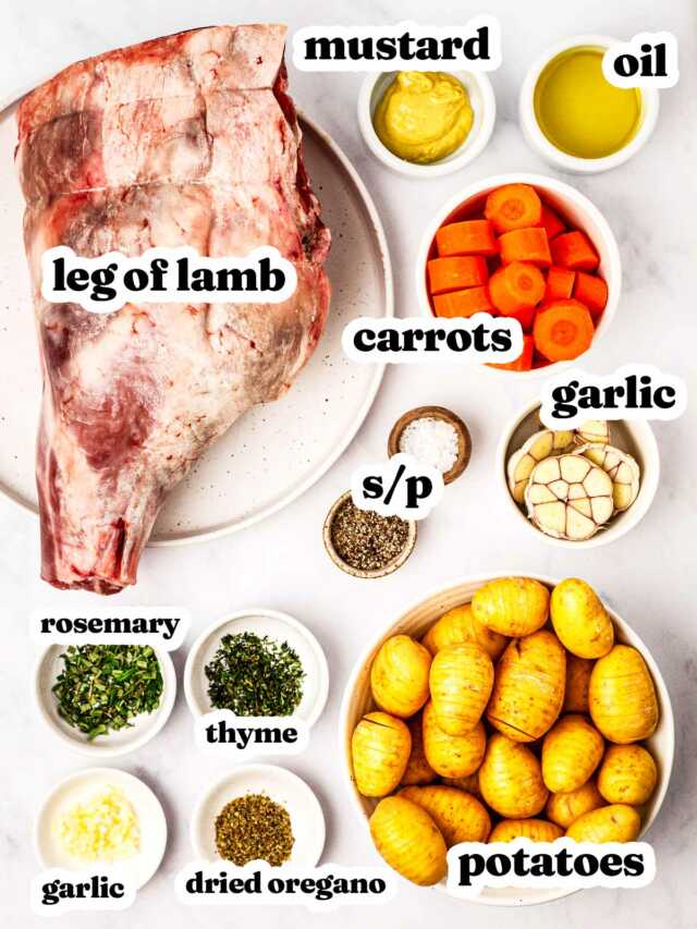 Oven Roasted Leg of Lamb Recipe - Savory Nothings