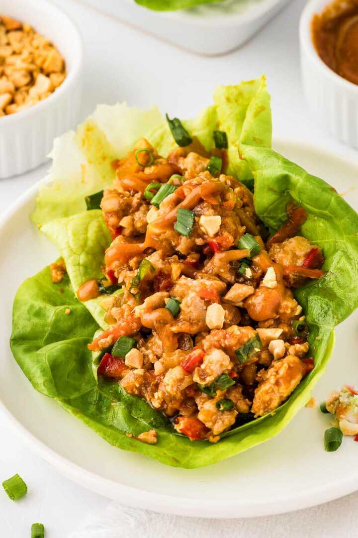 Chicken Lettuce Wraps Recipe - Savory Nothings