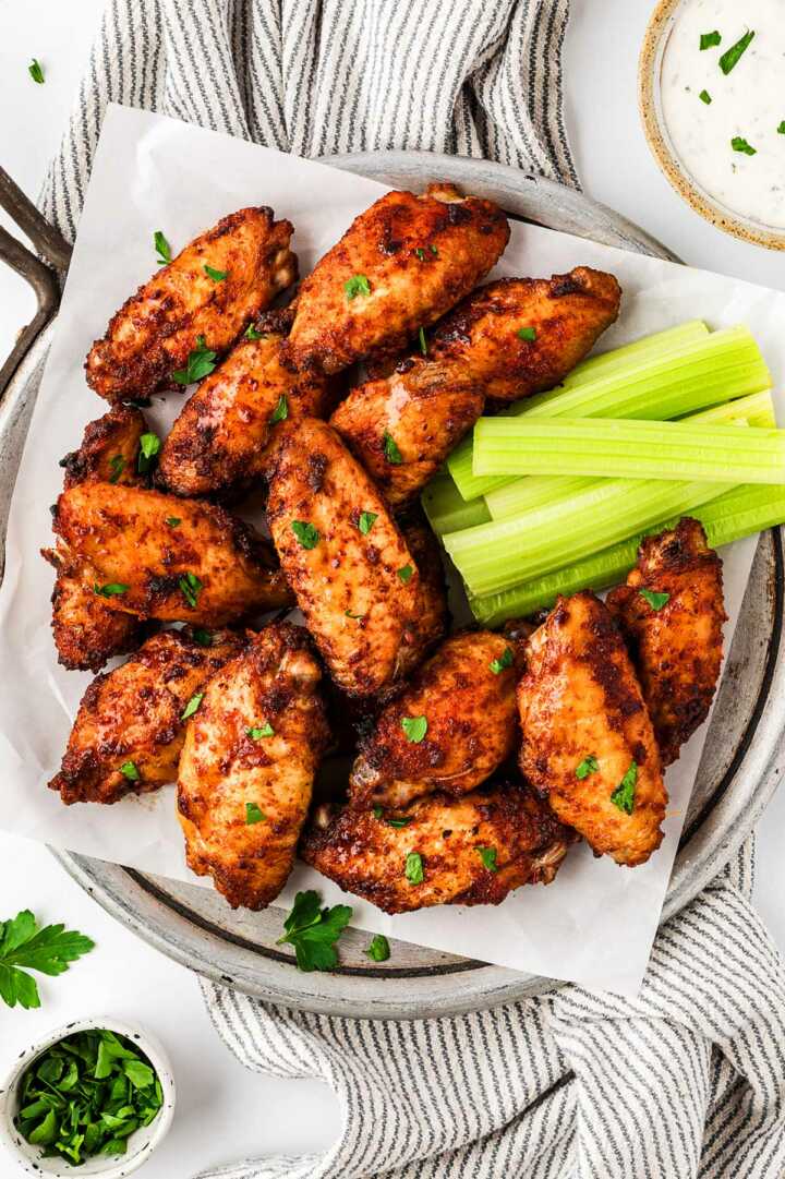 Baked Chicken Wings Recipe - Savory Nothings