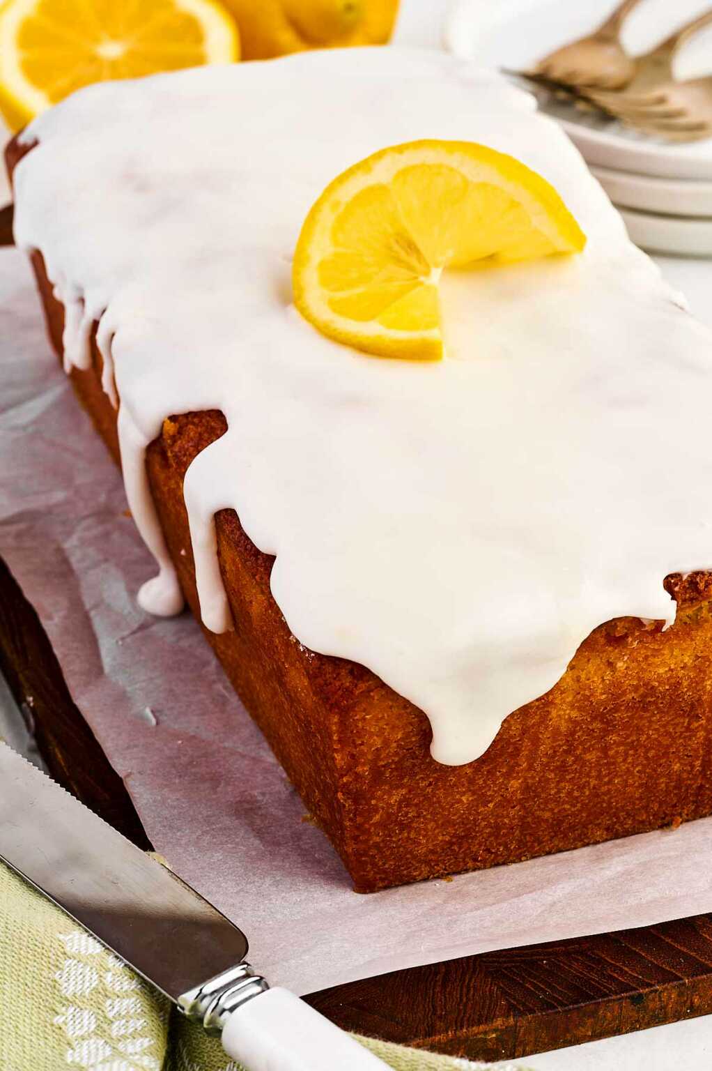 Glazed Lemon Loaf Cake Recipe - Savory Nothings