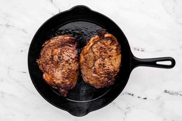 Perfect Pan Seared Steak Recipe - Savory Nothings
