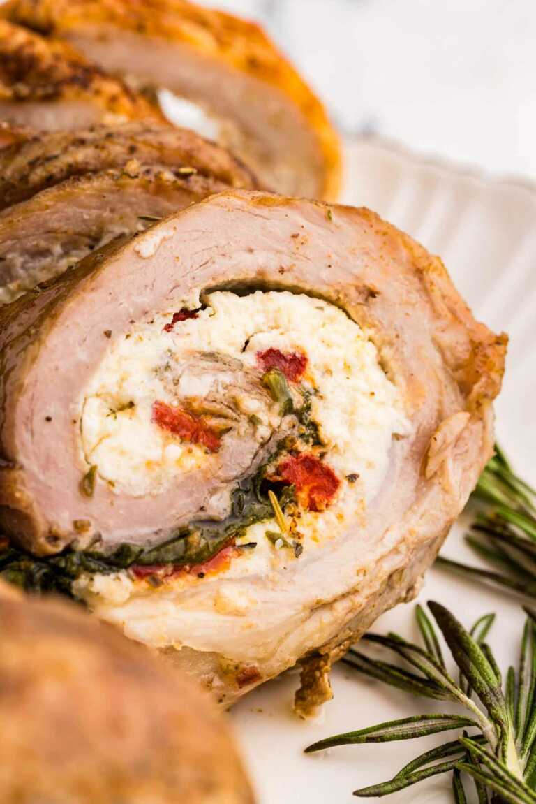 Stuffed Pork Loin Recipe - Savory Nothings