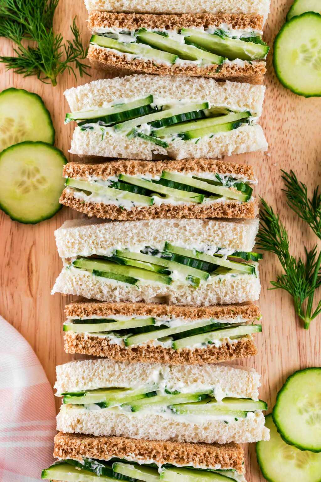 Cucumber Tea Sandwiches Recipe - Savory Nothings