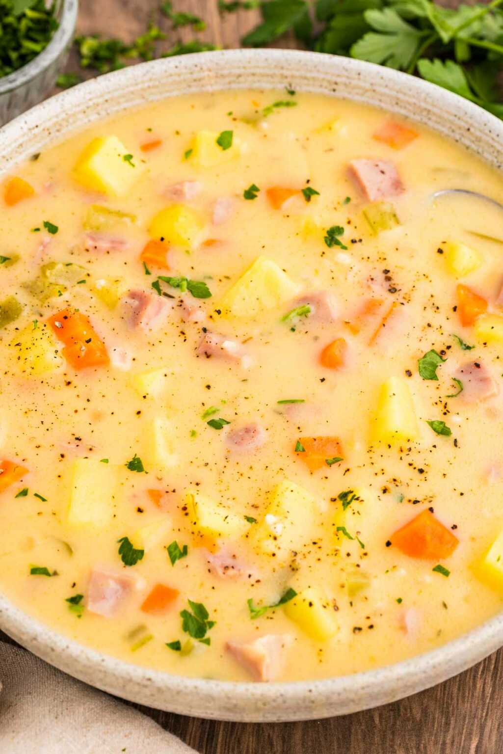Creamy Ham and Potato Soup (Ham Leftovers, Easy, No Grainy Dairy ...