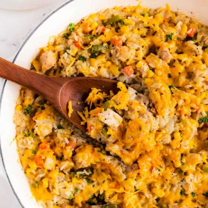 One Pot Chicken and Rice Recipe - Savory Nothings