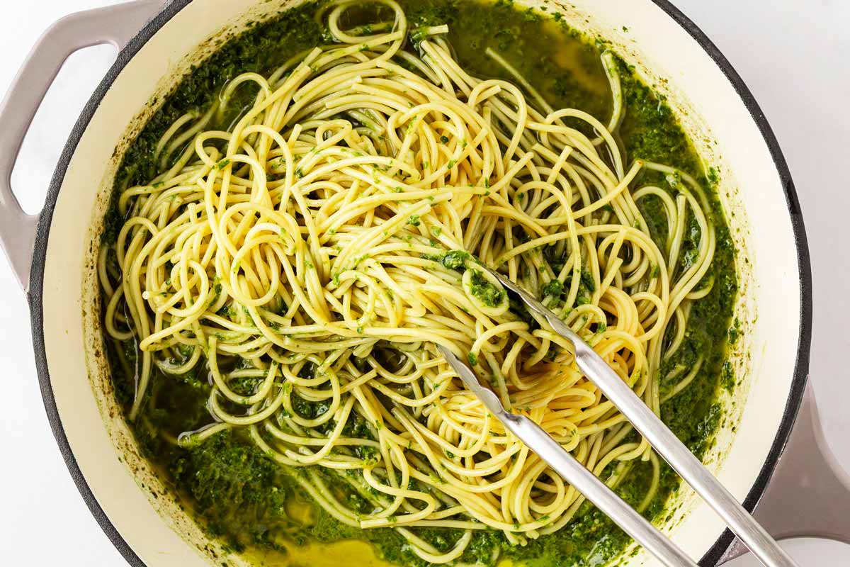 Quick Pesto Pasta Recipe (20-Minute Dinner Idea) - Savory Nothings