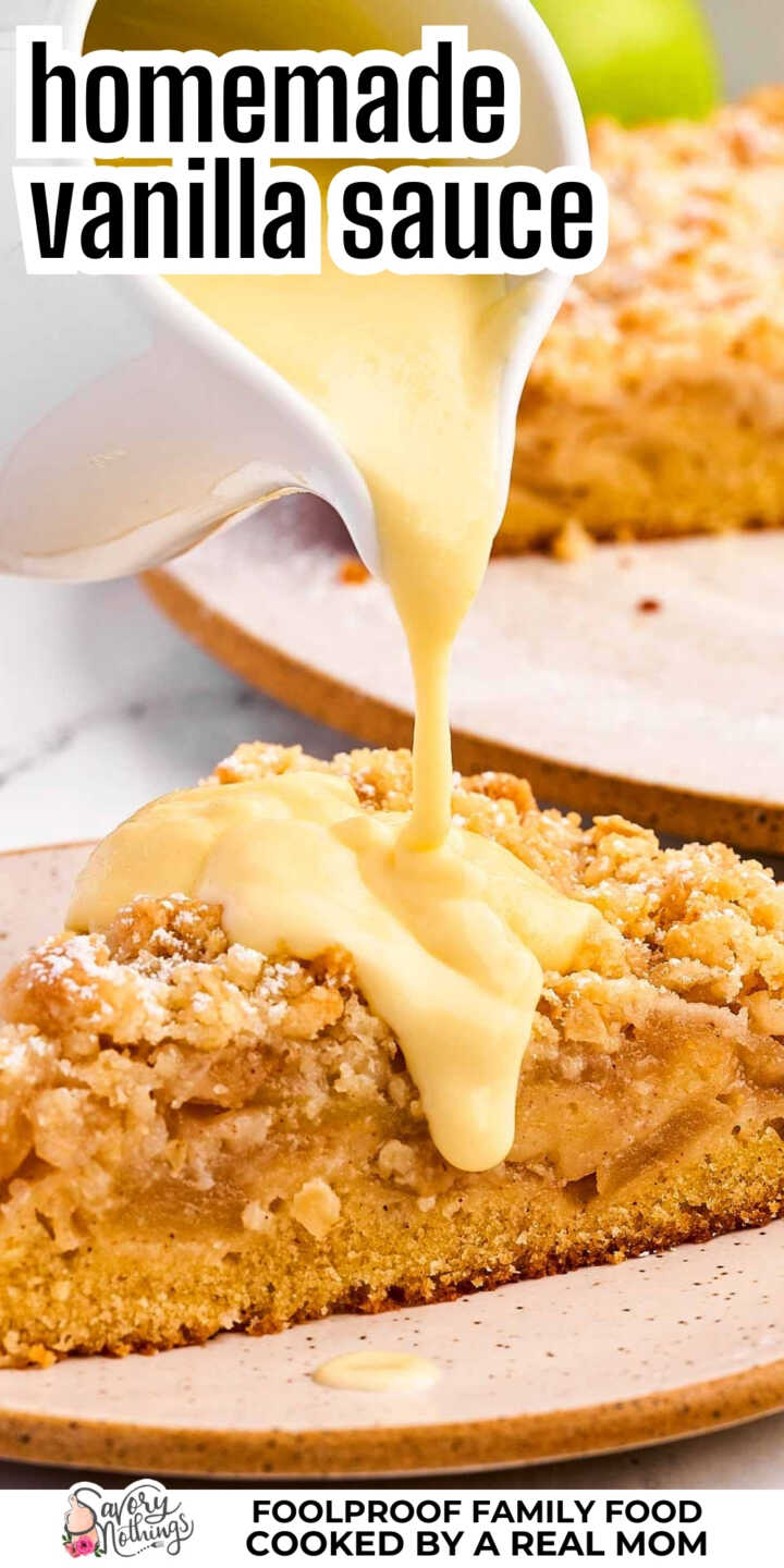 Homemade Vanilla Sauce - Savory Nothings