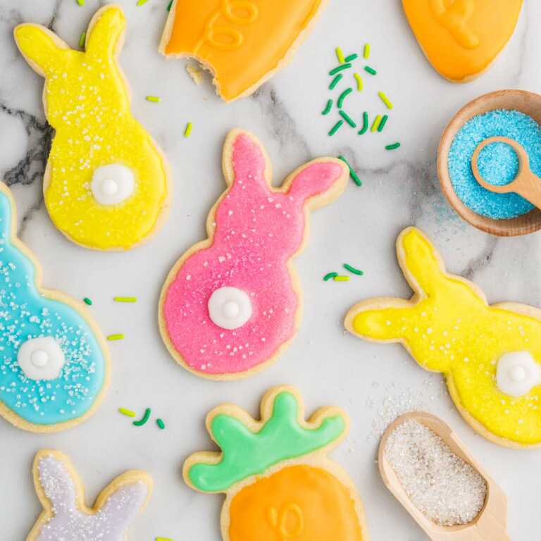Easter Sugar Cookies Soft Cut Out Cookies With Icing Savory Nothings