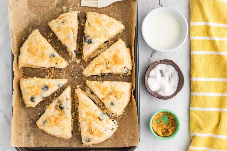 My Favorite Buttermilk Blueberry Scones - Savory Nothings