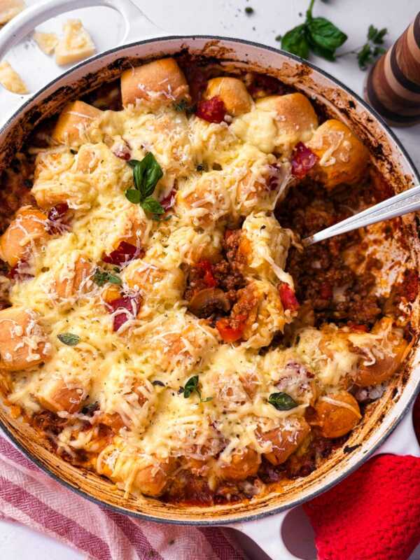 Upside Down Pizza Casserole Recipe - Savory Nothings