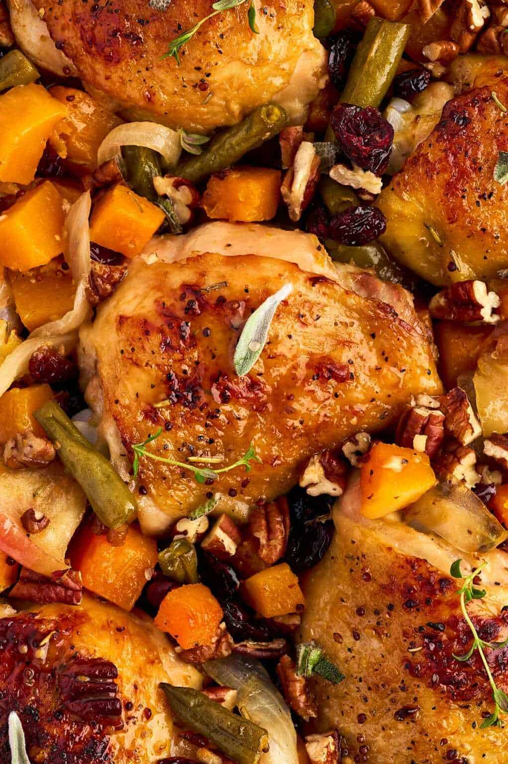 Maple Cider Chicken Skillet Supper Recipe - Savory Nothings