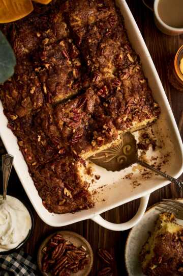 Cozy Cinnamon Pecan Coffee Cake - Savory Nothings