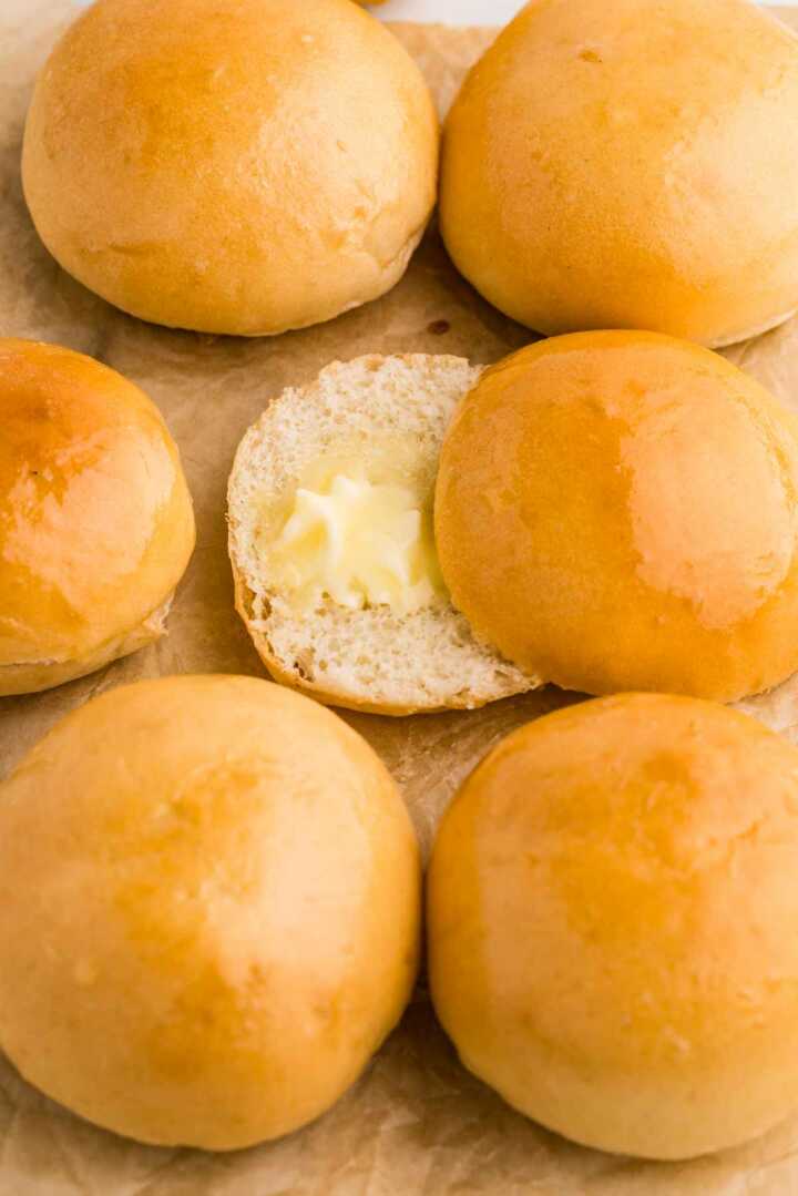 Easy Shortcut Homemade Buns - Savory Nothings