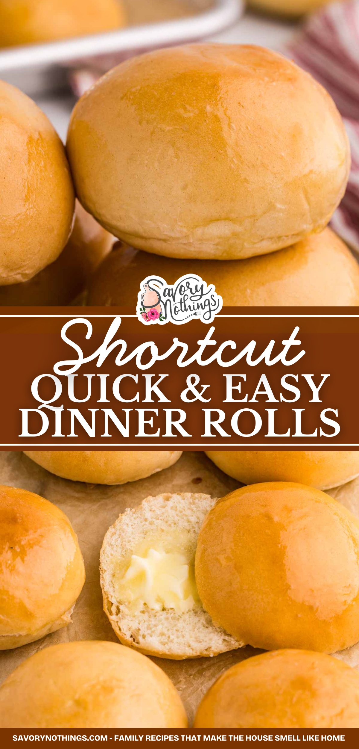 Easy Shortcut Homemade Buns - Savory Nothings