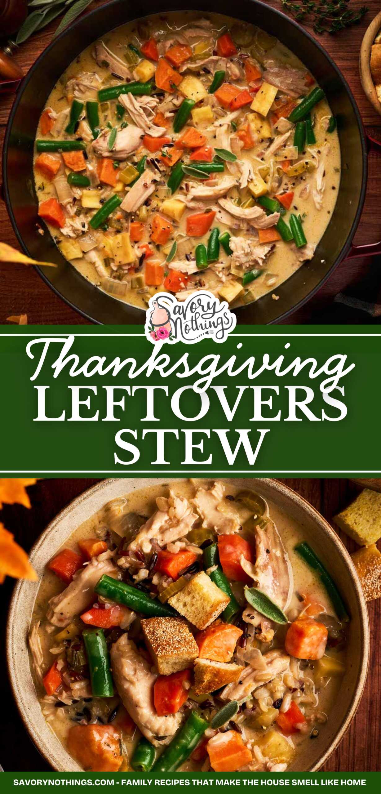 Thanksgiving Leftovers Stew Recipe - Savory Nothings
